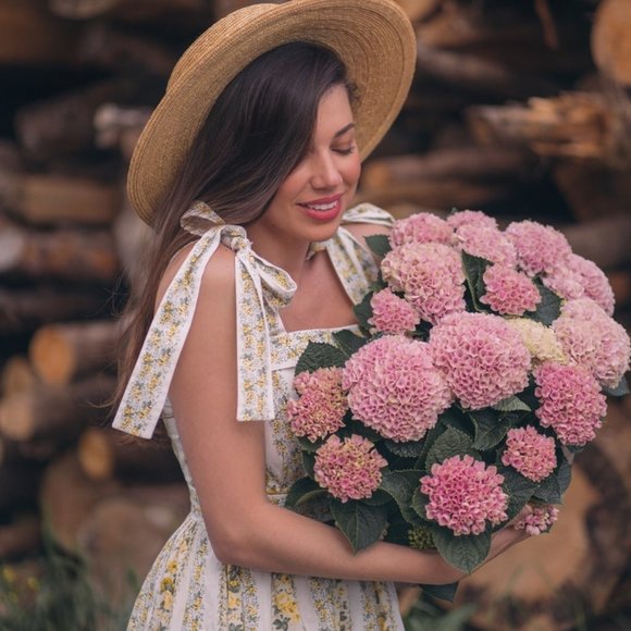 Gal Meets Glam | Dresses | Glam Meets Gal Cottagecore Yellow Cotton ...